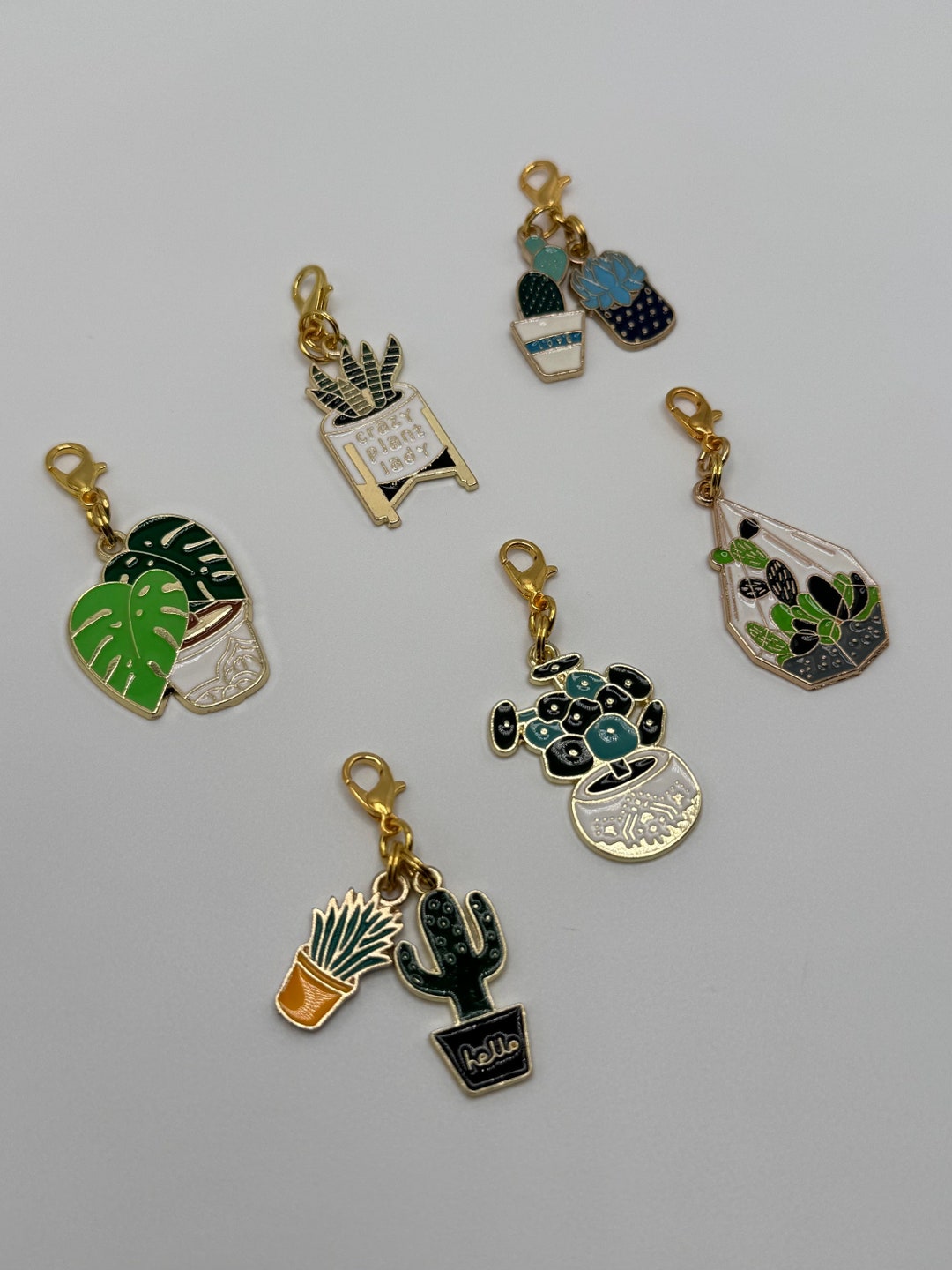 Badge Reel Charm for Plant Lover Monstera Badge Buddy Plant Clip on ...