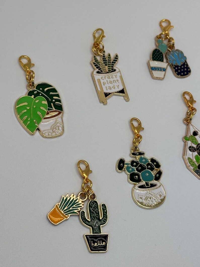 Badge Reel Charm for Plant Lover Monstera Badge Buddy Plant Clip on ...