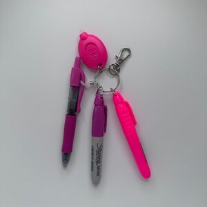 Mini Pen Set Nursing Badge Reel Accessory Er Nurse Badge Reel Medical ...