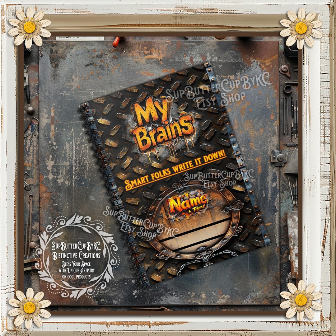 Masculine Journeymen Apprentice Notebook, Rugged Smart Note-taking ...