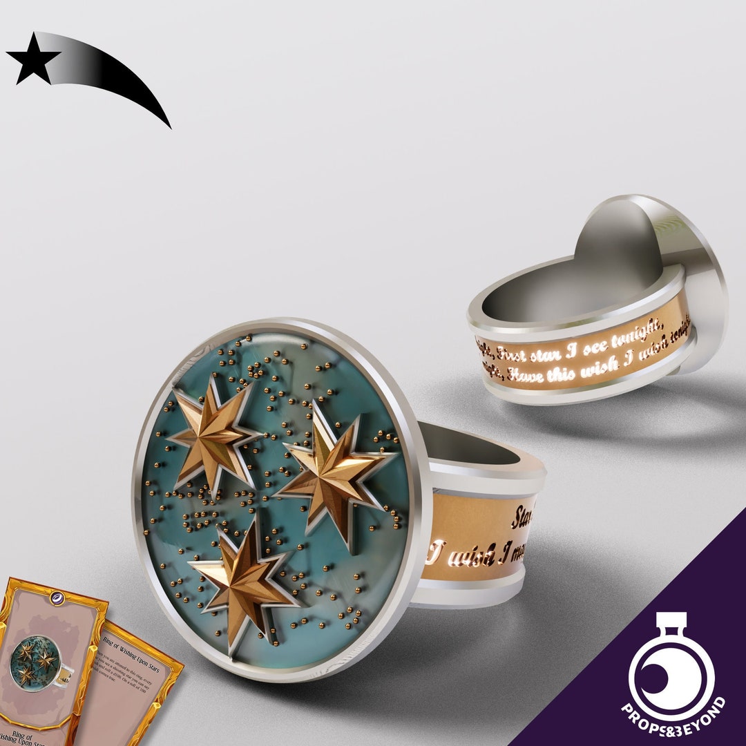 The Ring of Wishing Upon Stars | Props & Beyond | Sizeable | 3D Printed ...