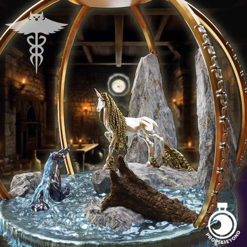 Magical Unicorn Enclosure | Props & Beyond | 3D Printed Resin | Dnd ...