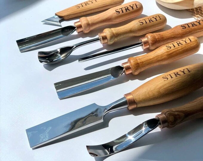 Large Gouges Set, Wood Carving Kit, Chisels Set, Woodworking Tools ...