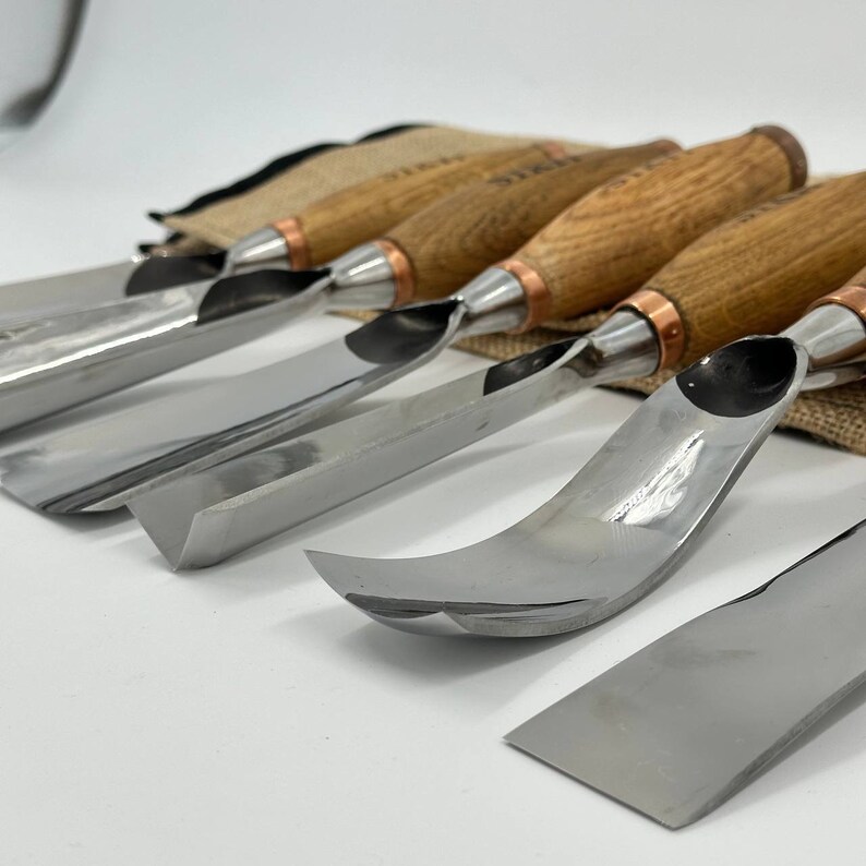 Woodworking Tools, Chisels Set for Sculpting, Large Gouges, Gift for ...