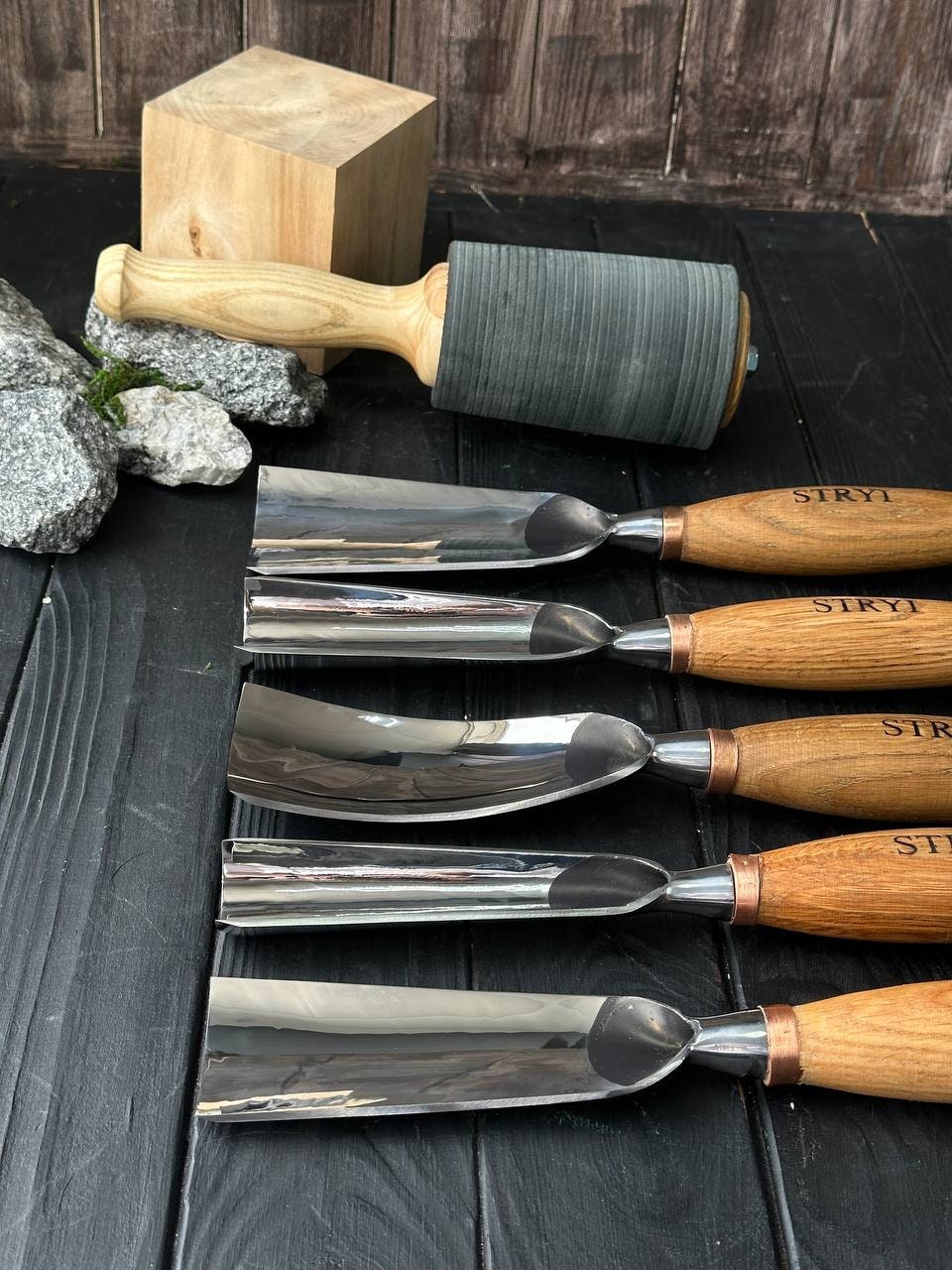 Large Gouges Set, Wood Carving Kit, Chisels Set, Woodworking Tools ...