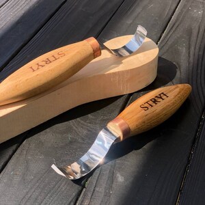 Spoon Bowl and Kuksa Carving Hook Knife 20mm, Hook Knife, Spoon Carving ...