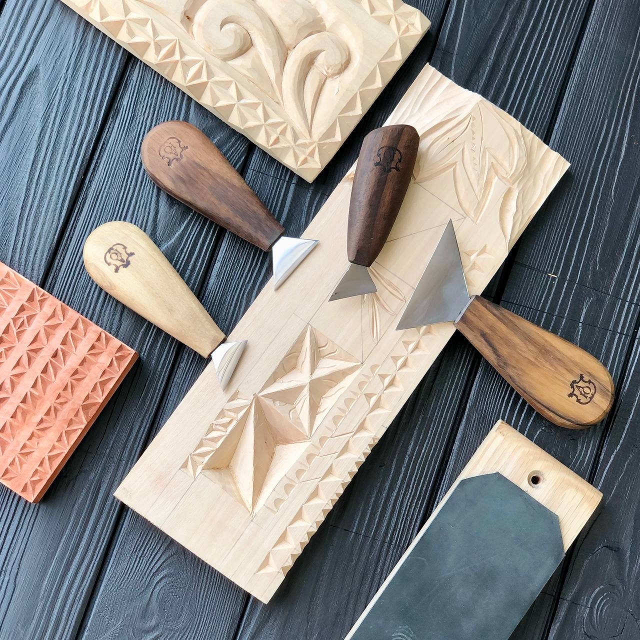Chip Carving Knife Set, Forged Swallowtail Knives, Woodworking Tools ...