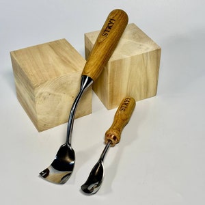 Bowl Carving Gouges Set, Spoon Carving Tools, Dog Leg Gouge, DYI Kit ...