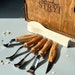 Spoon Carving Set of 5 Tools, Wood Carving Tools, Bowl Carving Set ...
