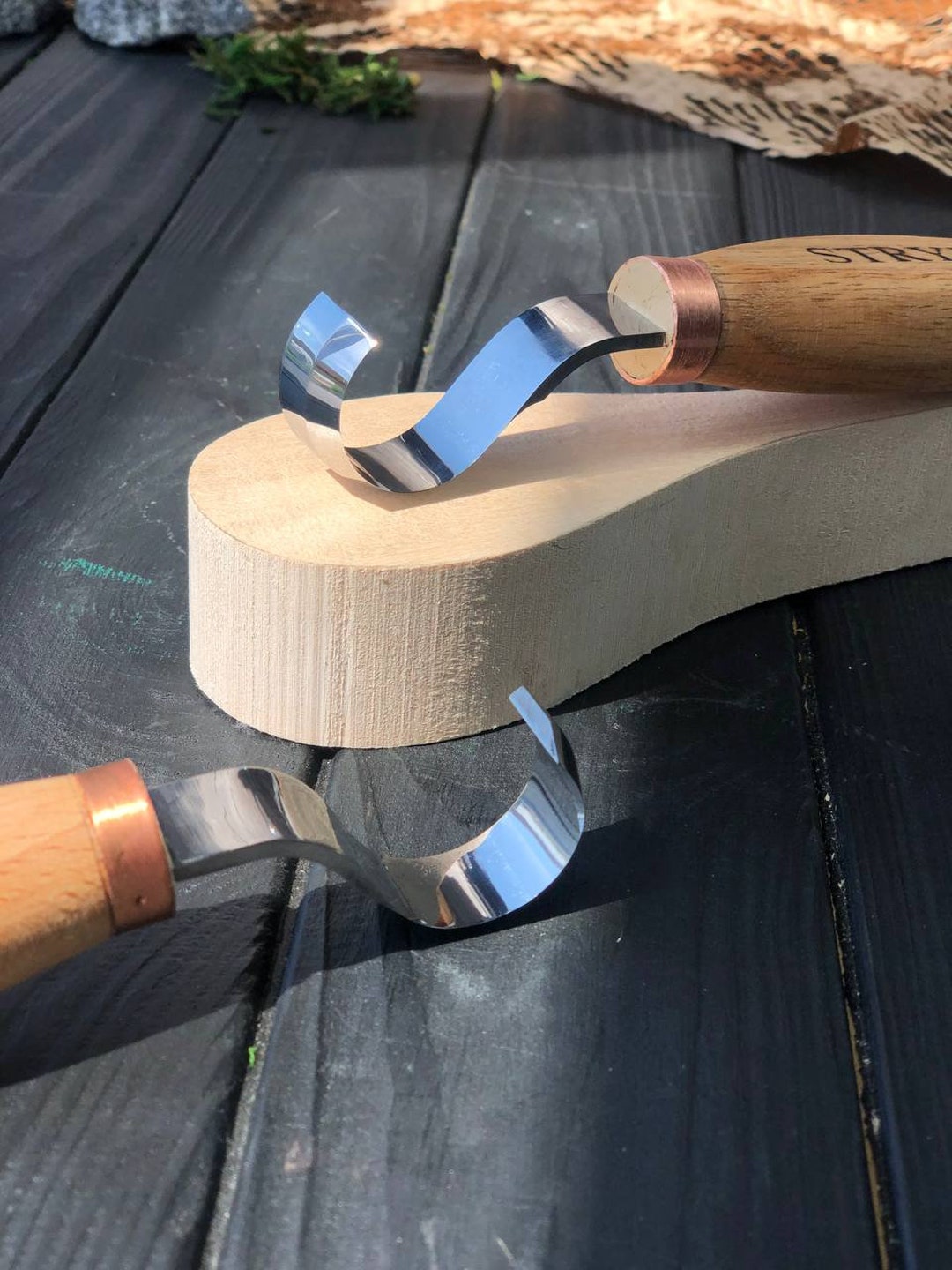 Hook Knife 30mm, Kuksa Carving Chisel, Hook Knife, Spoon Carving Knife ...