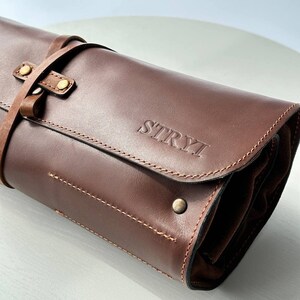 A Genuine Leather Roll-case for Storage Carving Tools, Gift for Carver ...