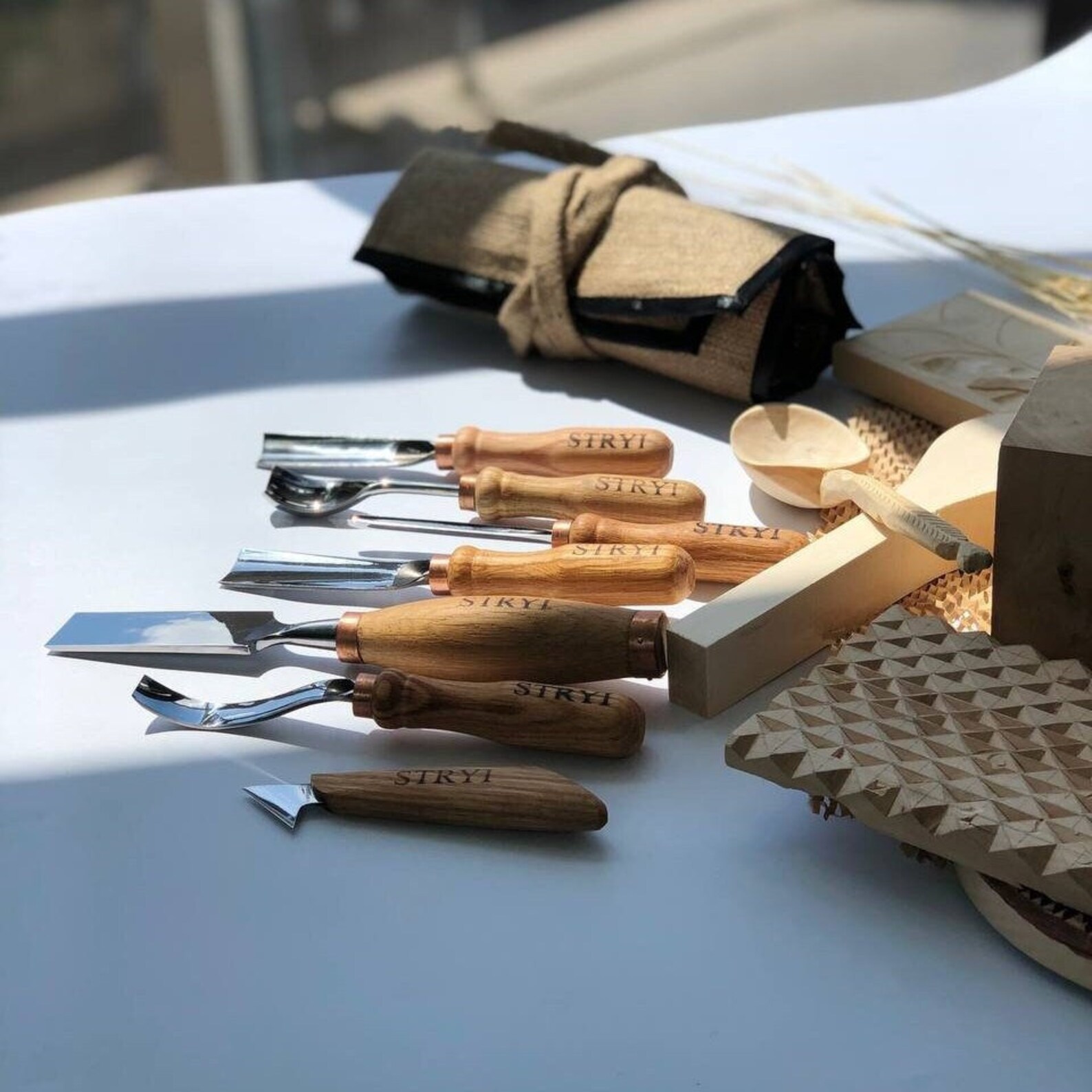 Wood Carving Kit for Relief Carving, Versatile Set, Chisels Set, Gift for Wood Carver, Gift for ...