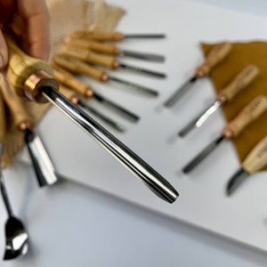 Full Wood Carving Toolset 14 Pcs, Gouges Set, Chisels Set, Forged Tools, Wood Carving Gouge ...