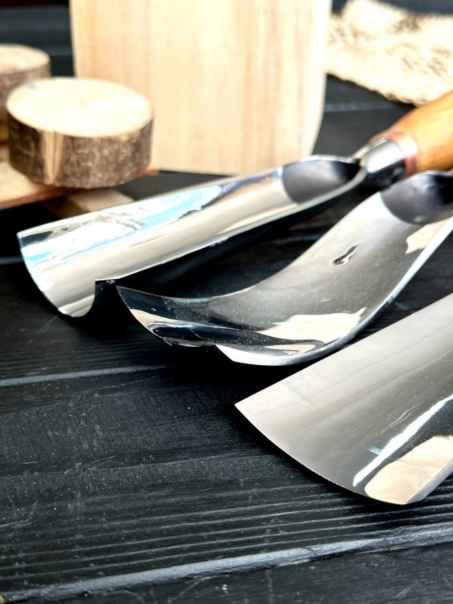 Sculpture Chisels Set, Wood Carving Kit 3pcs for Sculpting, Large ...