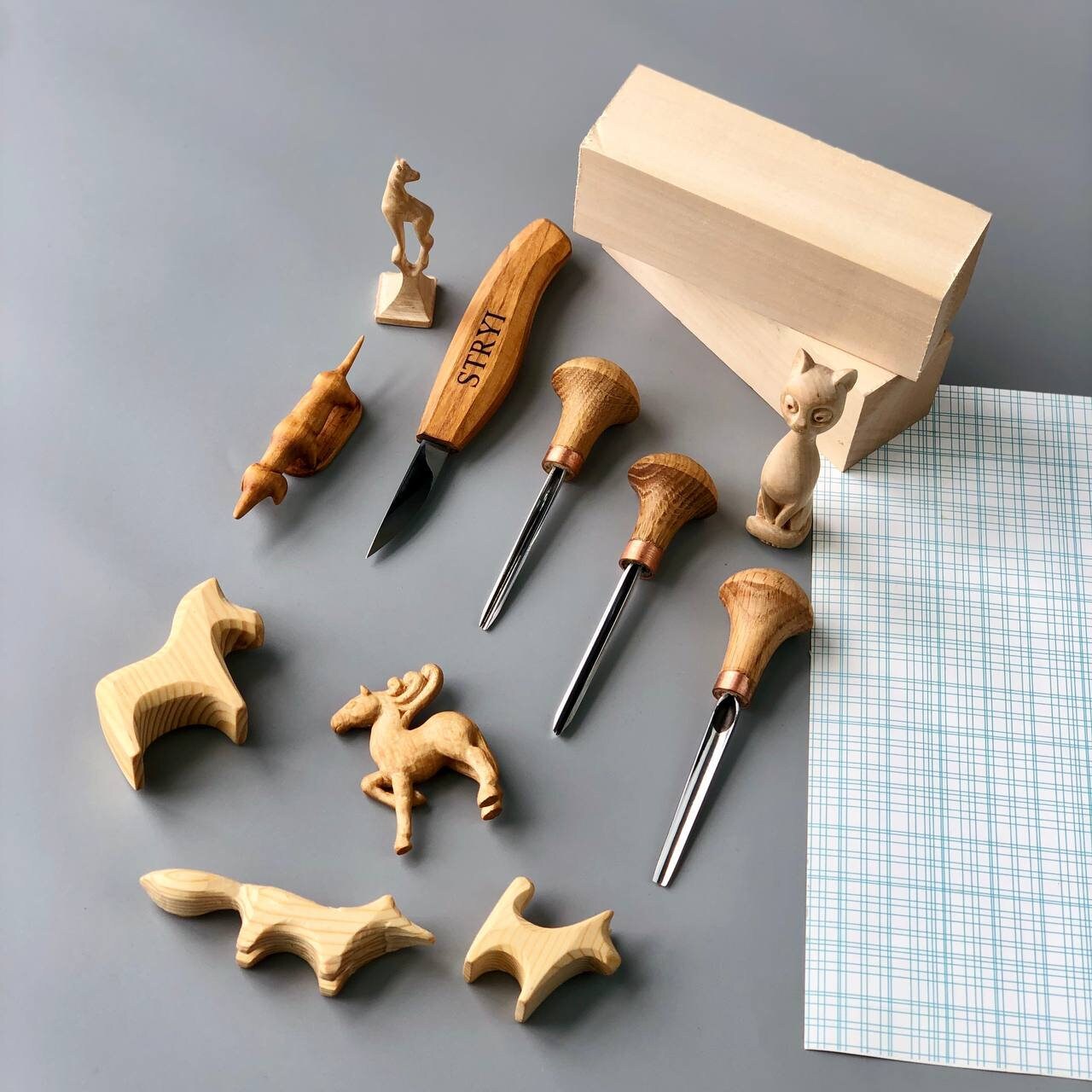 Whittling Kit, Wood Carving Tools, Palm Toolset, Detailed Carving ...