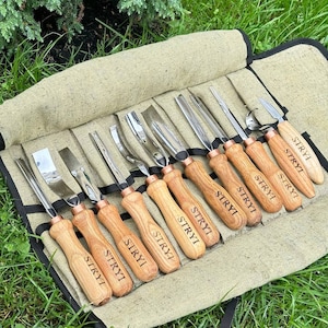 Wood Carving Kit, Chisels Set, Relief Carving Kit, Spoon Carving Kit ...