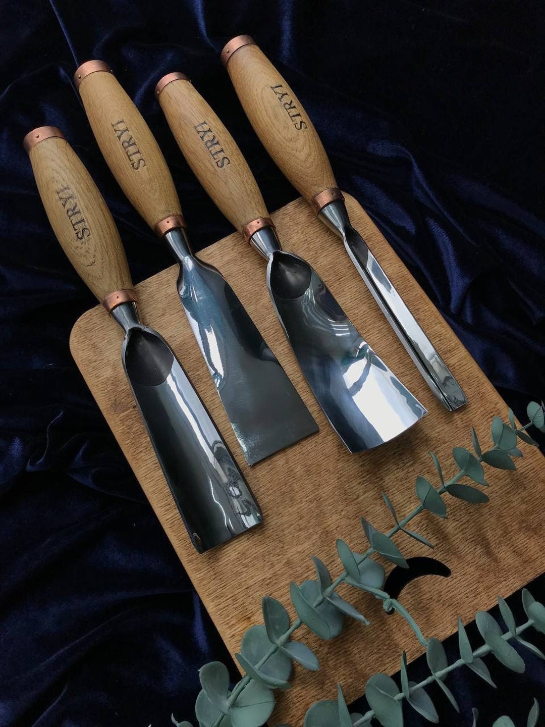 Sculpture Tools Set STRYI Profi 4pcs, Heavy-duty-chisles, Forged Steel ...