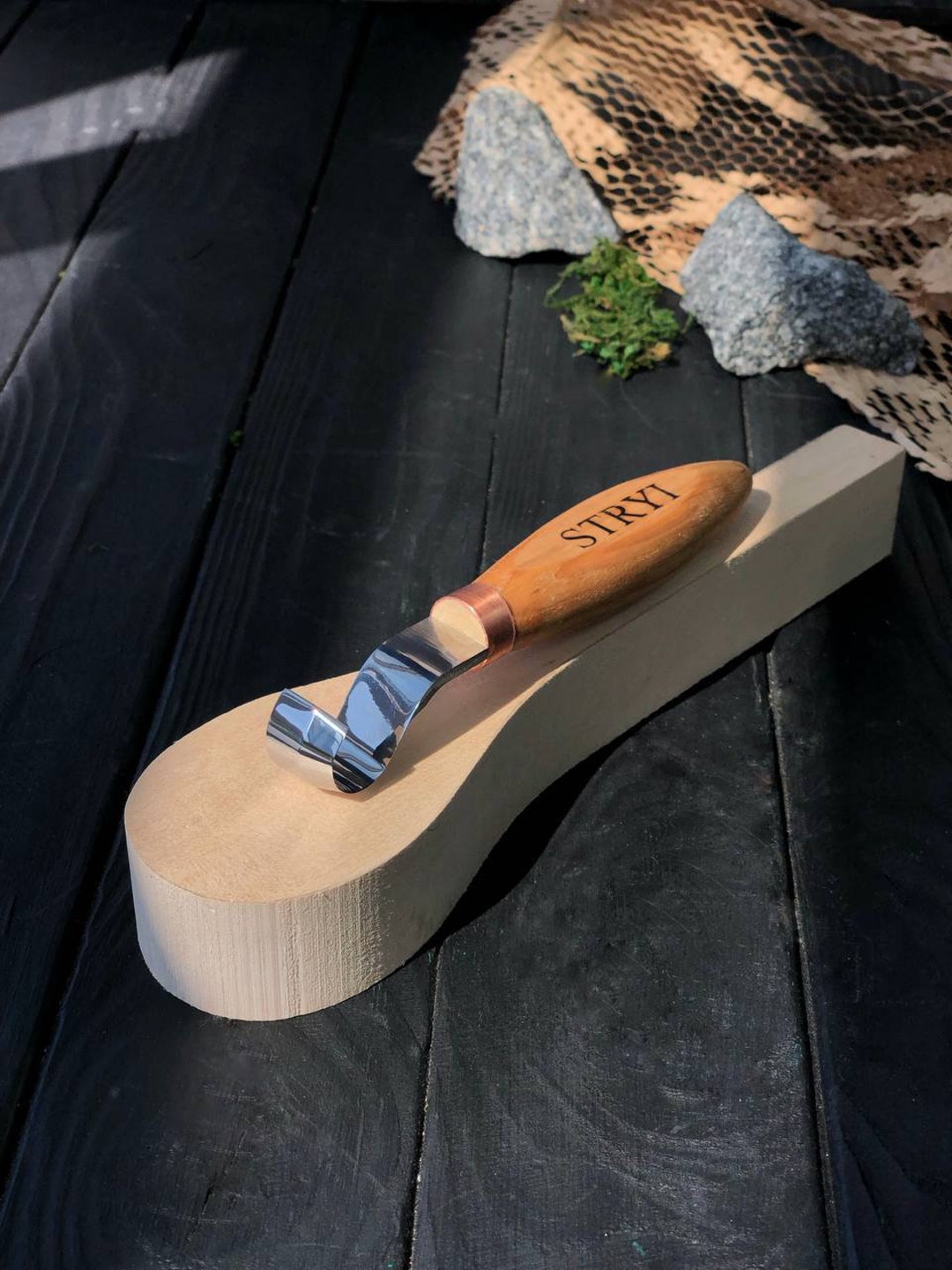 Spoon Bowl and Kuksa Carving Hook Knife 20mm, Hook Knife, Spoon Carving ...