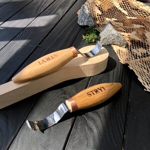 Spoon Bowl and Kuksa Carving Hook Knife 20mm, Hook Knife, Spoon Carving ...