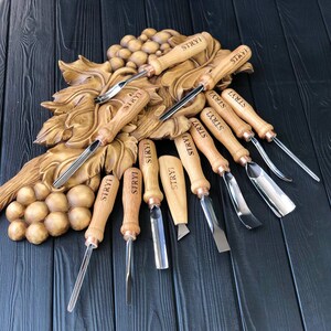 Wood Carving Kit, Relief Carving Tools, DIY Kit, Carving Kit, Woodcraft ...