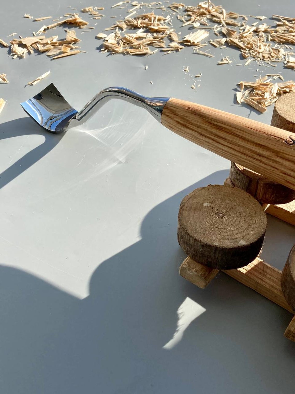 Large Bent Gouge, Profi Woodcarving Tools, Chisel for Bowl Making ...