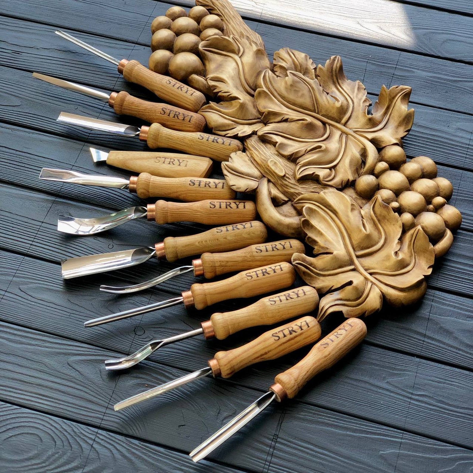 Wood Carving Kit, Relief Carving Tools, DIY Kit, Carving Kit, Woodcraft ...