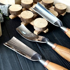 Sculpture Chisels Set, Wood Carving Kit 3pcs for Sculpting, Large ...