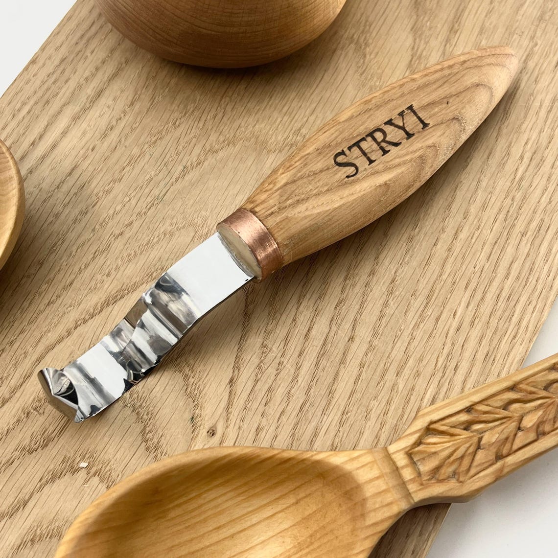 Wood Carving Kit for Spoon and Kuksa Carving, Forged Tools, Woodworking ...