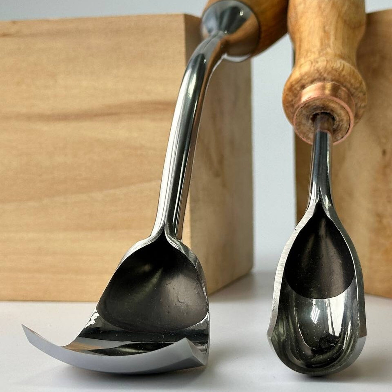 Bowl Carving Gouges Set, Spoon Carving Tools, Dog Leg Gouge, DYI Kit, Gift for Boy, Chisels ...