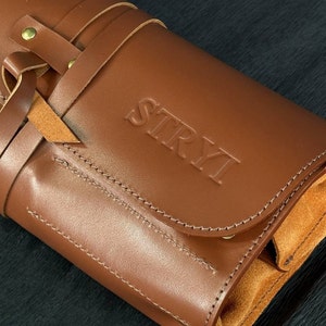 A Genuine Leather Roll-case for Storage Carving Tools, Gift for Carver ...