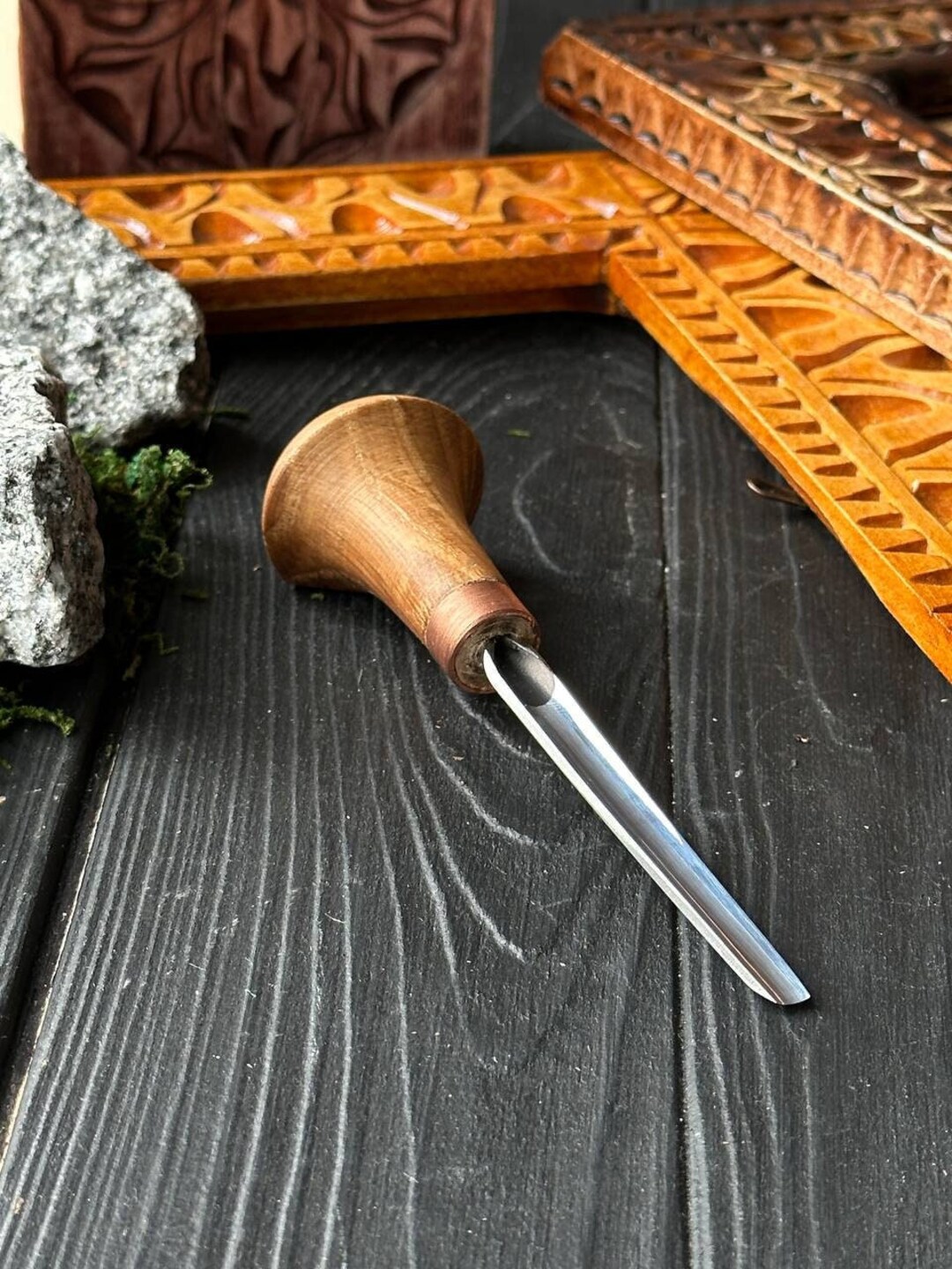 Palm Carving Tool Sweep 8, Linocutting Tool, Gouge, Engraver Tool ...