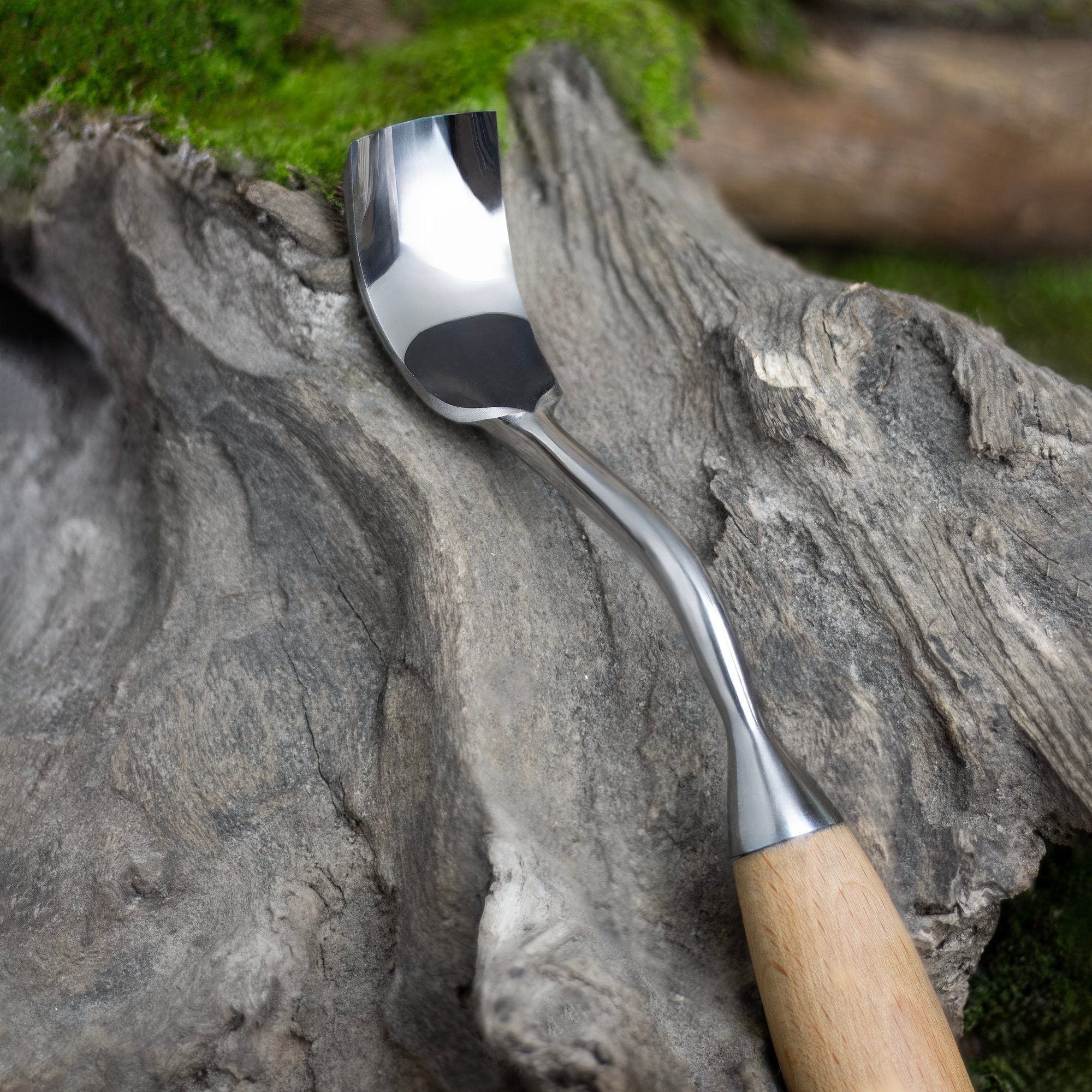 Large Bent Gouge, Wood Carving Tools, Bowl Gouge, Spoon, Kuksa, Cup ...
