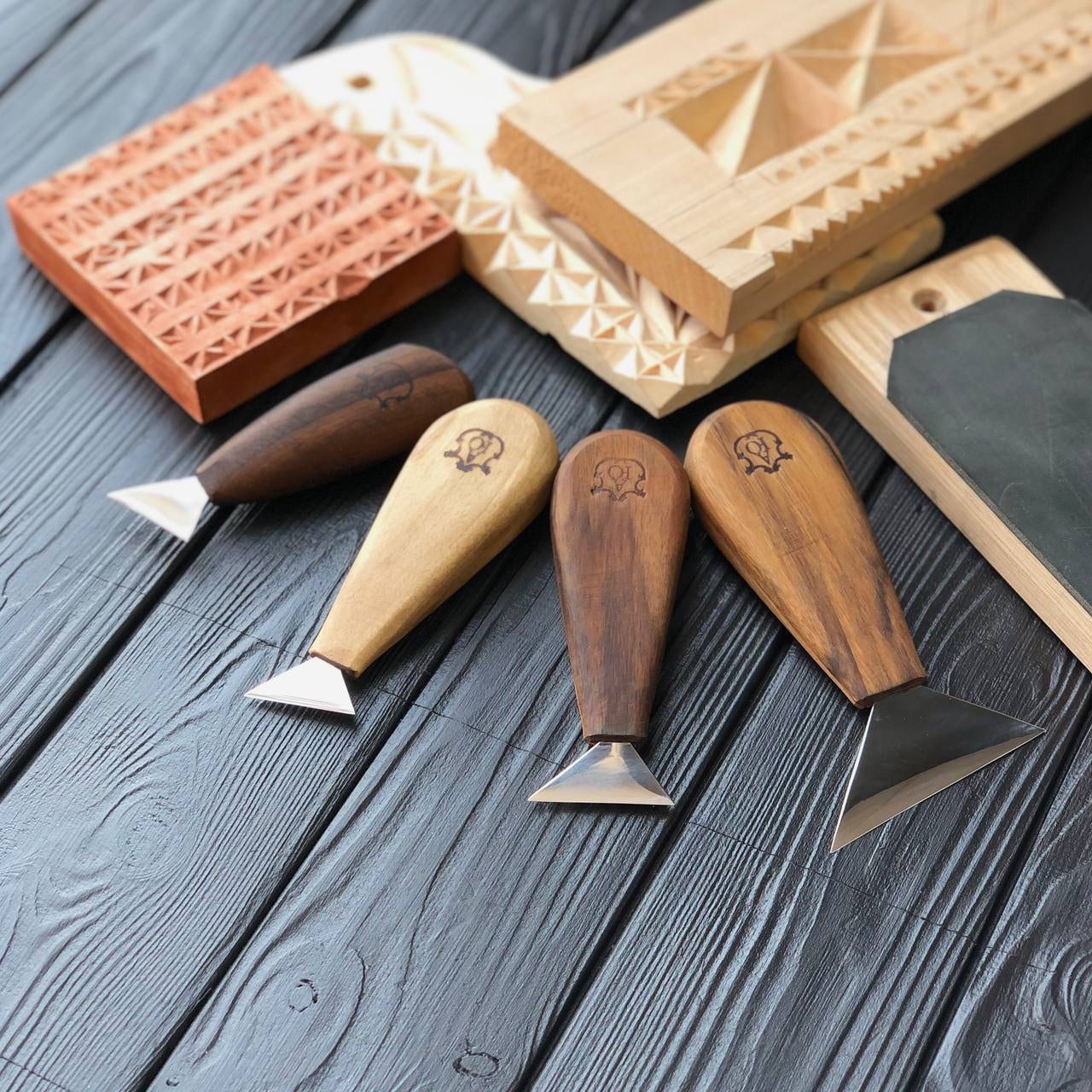 Chip Carving Knife Set, Forged Swallowtail Knives, Woodworking Tools ...