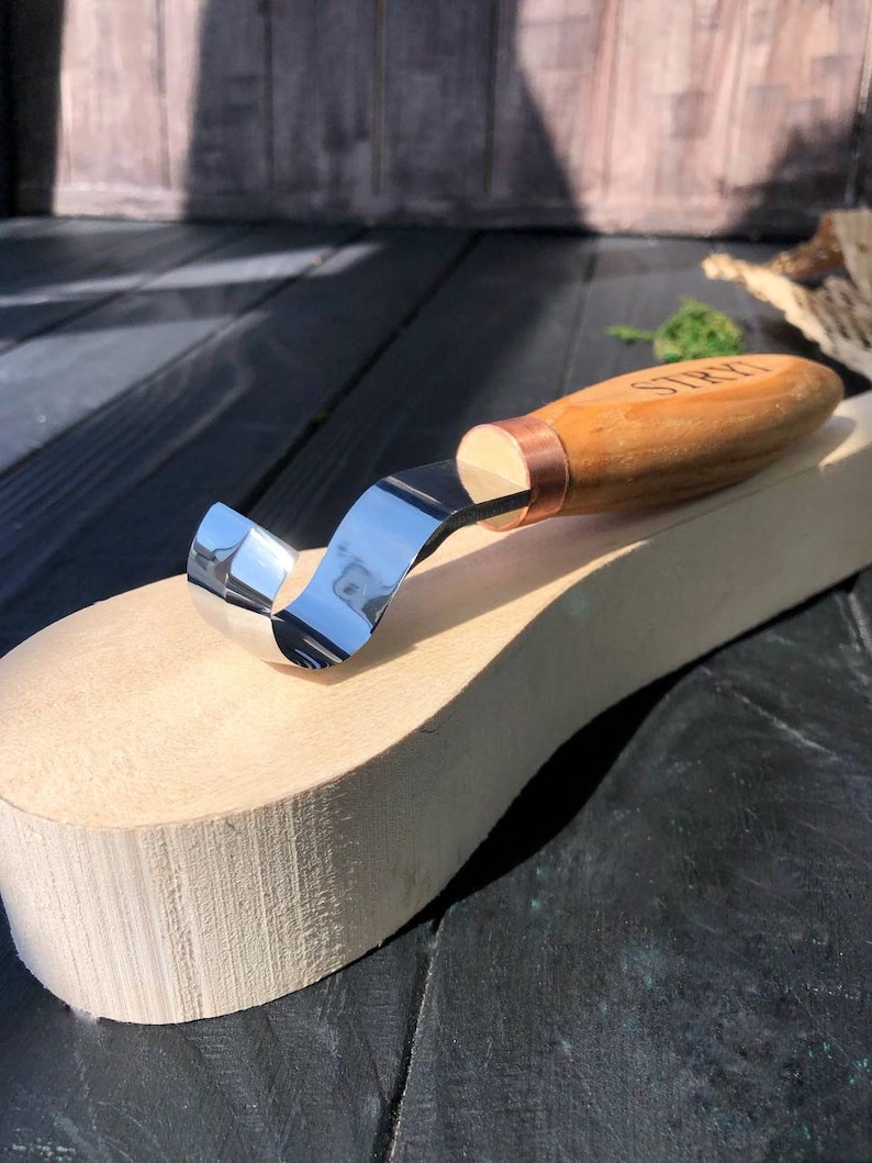 Hook Knife, Spoon Carving Tool, Spoon Knife, Chisels, Wood Carvign ...