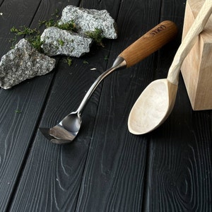 Large Bent Gouge, Profi Woodcarving Tools, Сhisel for Bowl Making ...