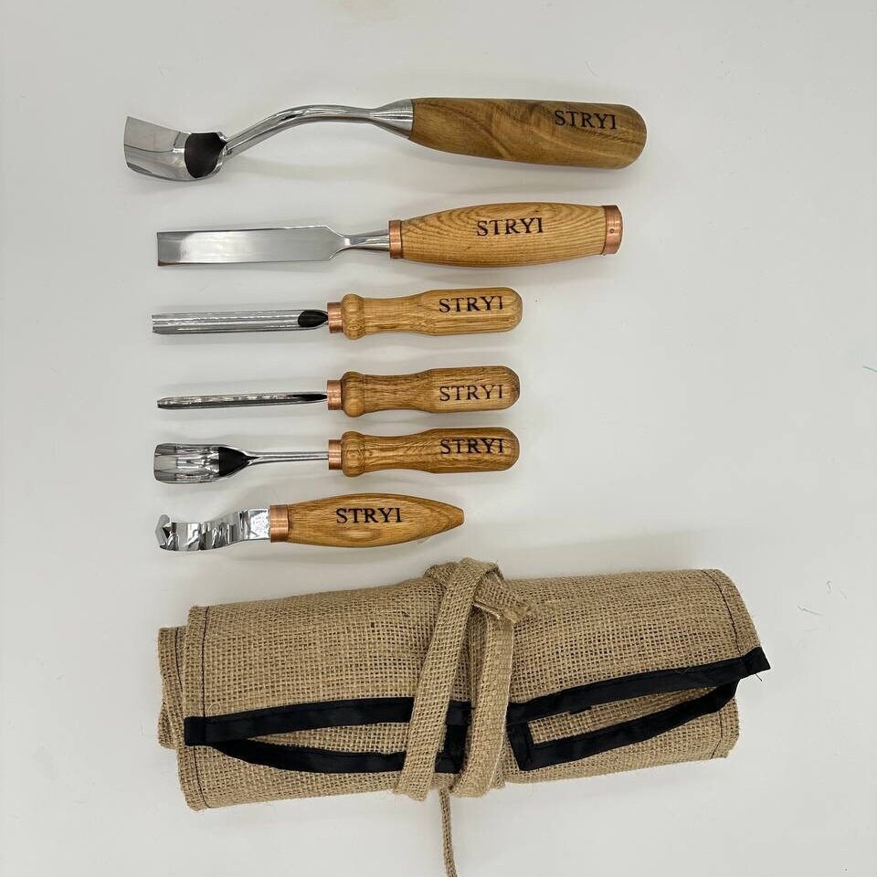 Wood Carving Kit for Spoon and Kuksa Carving, Forged Tools, Woodworking ...