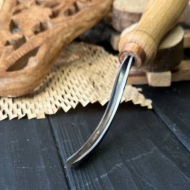 V-parting Chisel, Curved Chisel, V-gouges, Wood Carving Tools, Relief ...