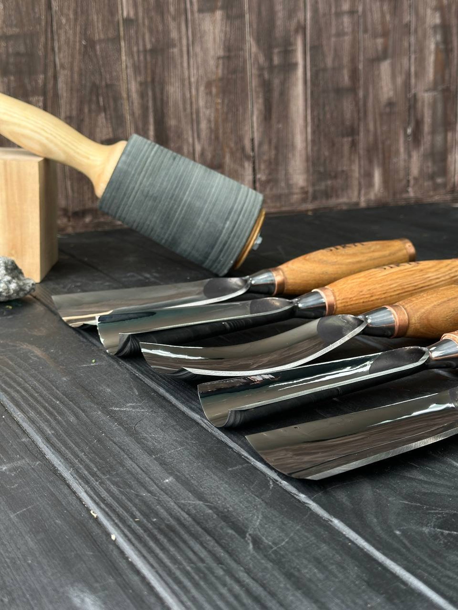 Large Gouges Set, Wood Carving Kit, Chisels Set, Woodworking Tools ...