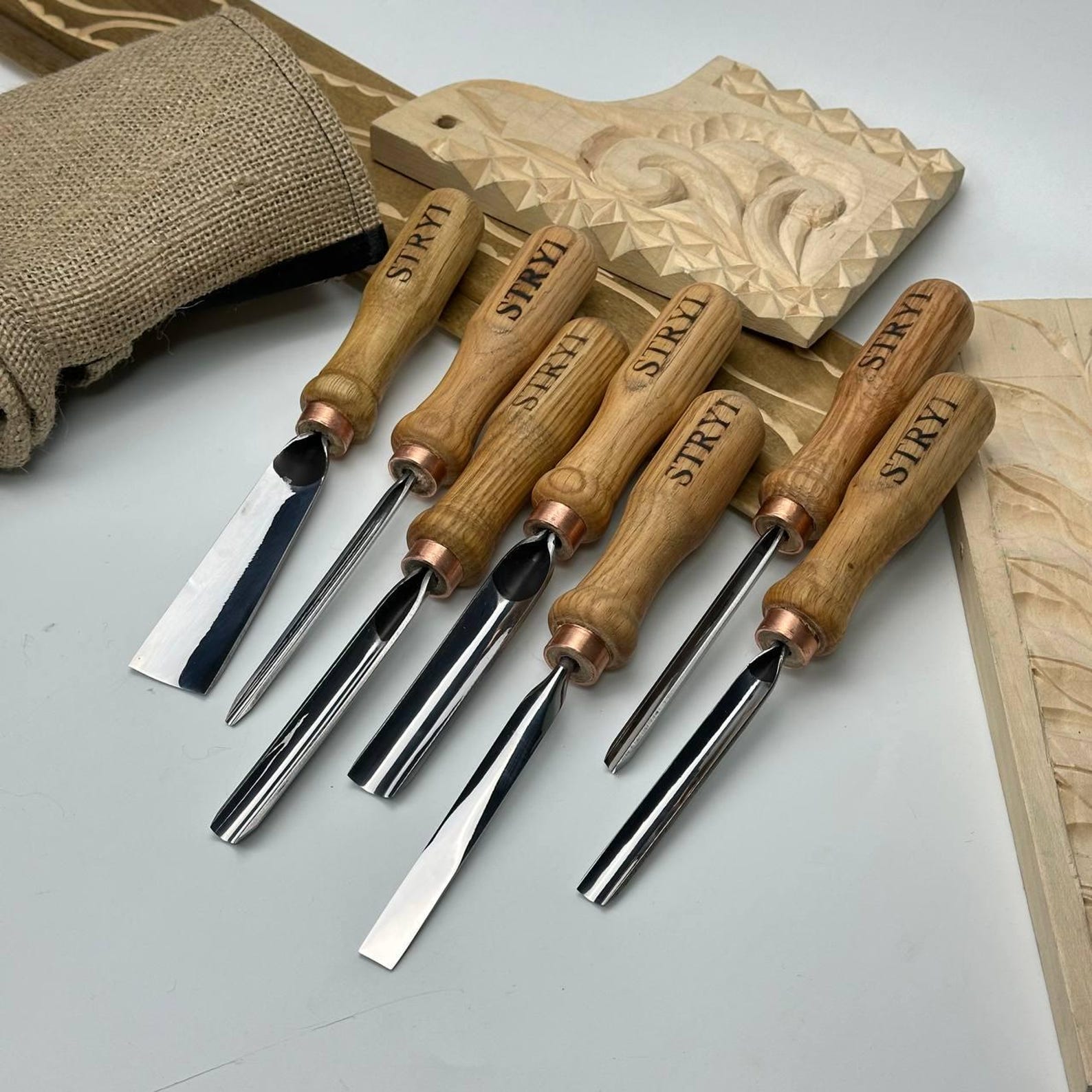 Wood Carving Kit, Gouges Set, Chisel Set, Relief Carving Tools, Gift ...