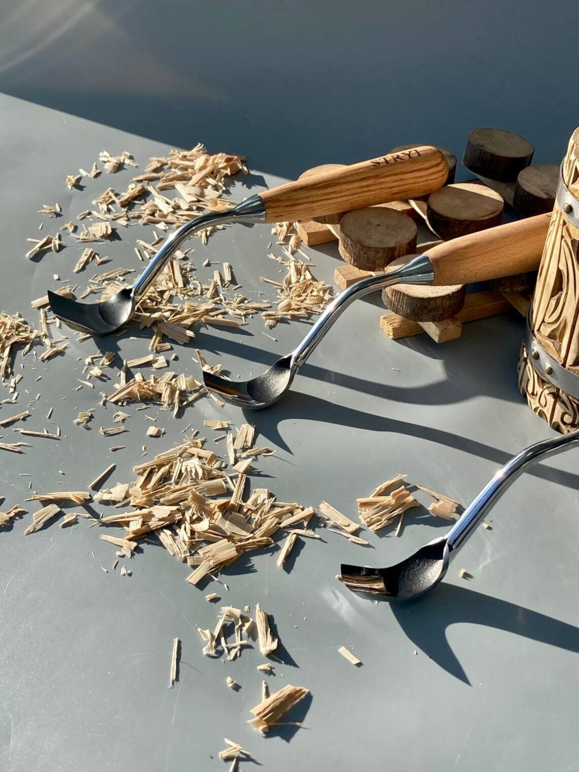 Large Bent Gouge, Profi Woodcarving Tools, Chisel for Bowl Making ...