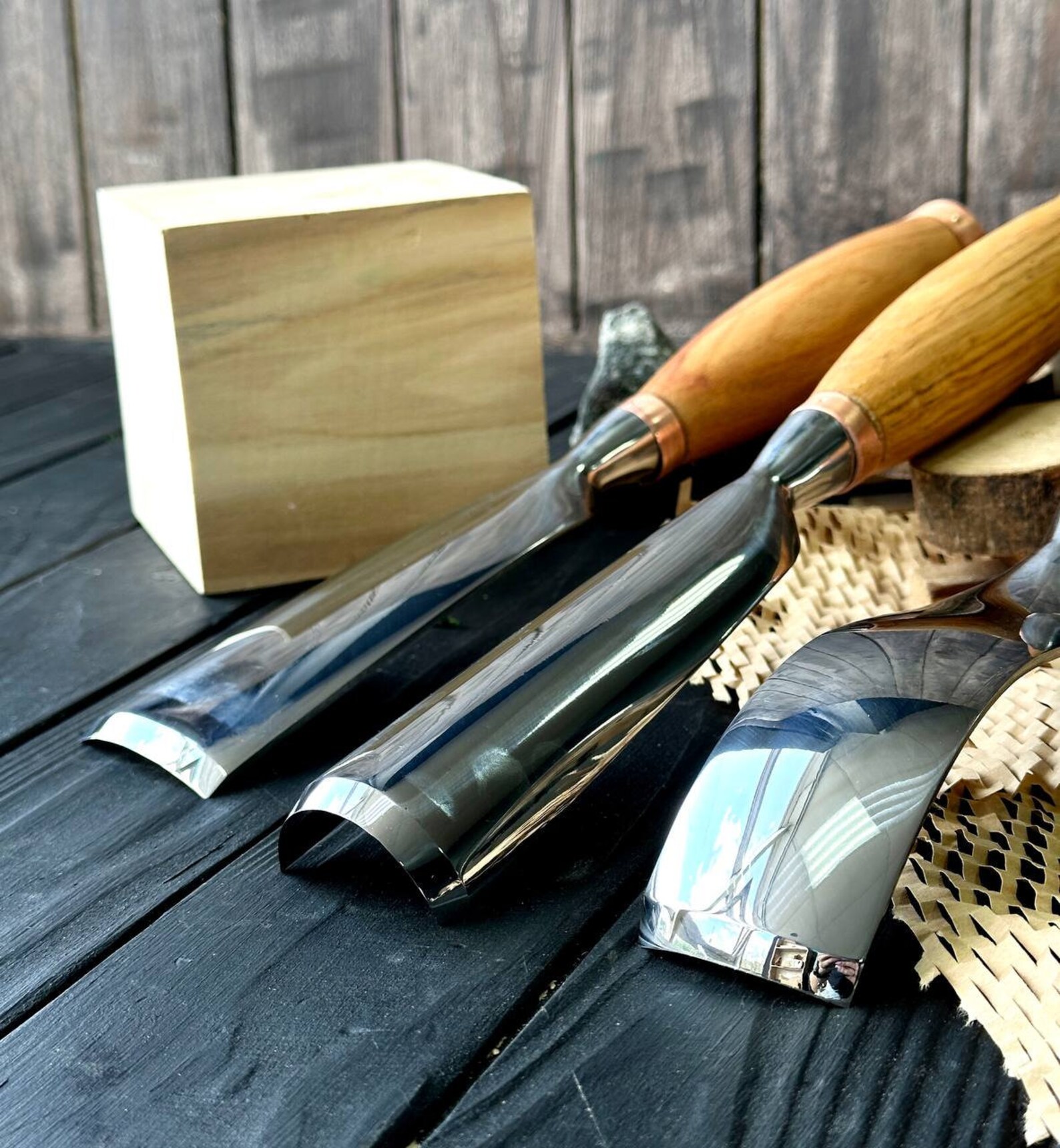 Sculpture Chisels Set, Wood Carving Kit 3pcs for Sculpting, Large ...