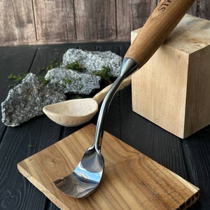 Large Bent Gouge, Profi Woodcarving Tools, Сhisel for Bowl Making ...