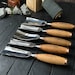 Large Gouges Set, Wood Carving Kit, Chisels Set, Woodworking Tools ...