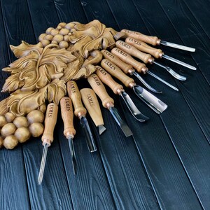 Wood Carving Kit, Relief Carving Tools, DIY Kit, Carving Kit, Woodcraft ...