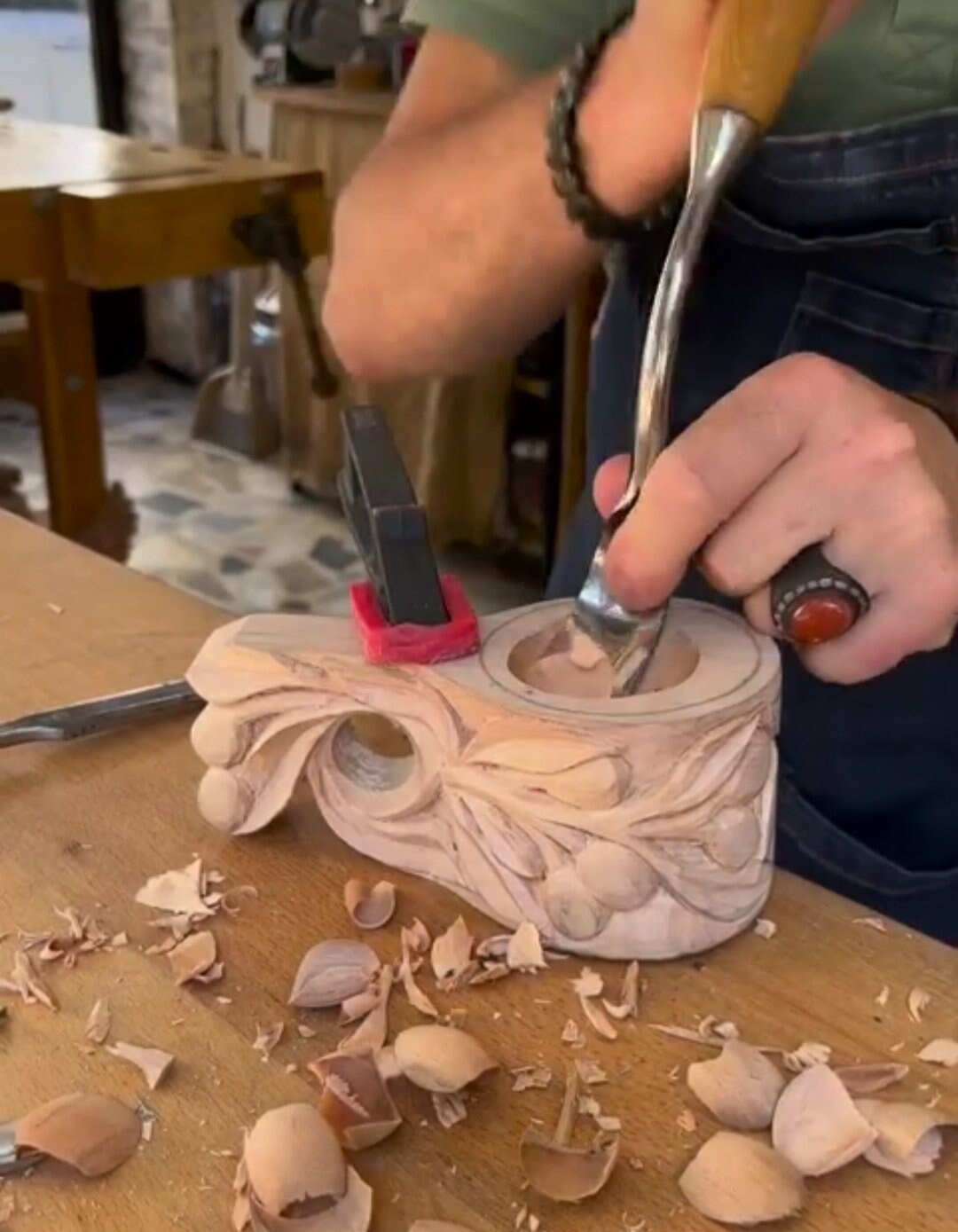 Large Bent Gouge, Profi Woodcarving Tools, Chisel for Bowl Making, Spoon Carving Chisels, Tool ...