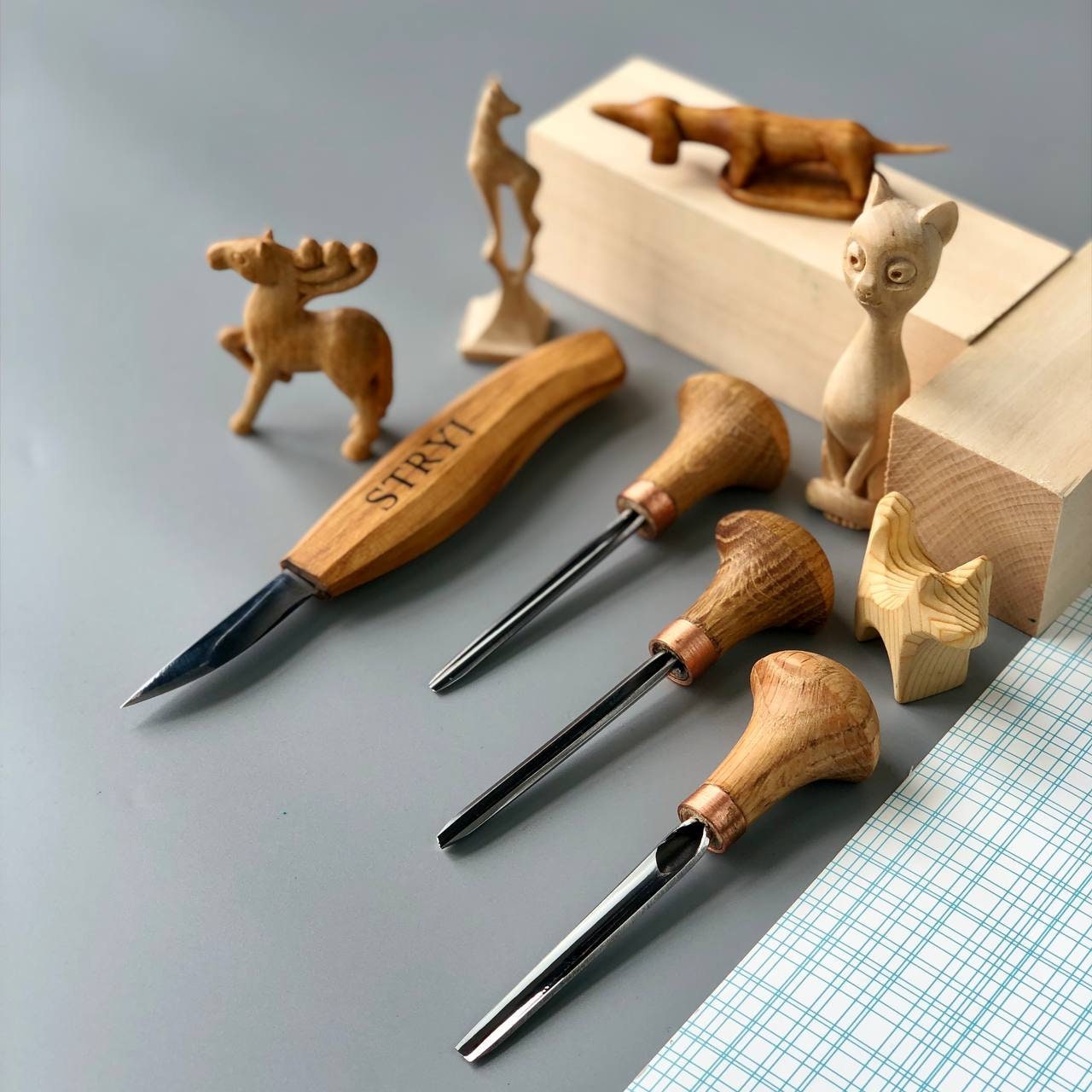 Whittling Kit, Wood Carving Tools, Palm Toolset, Detailed Carving ...