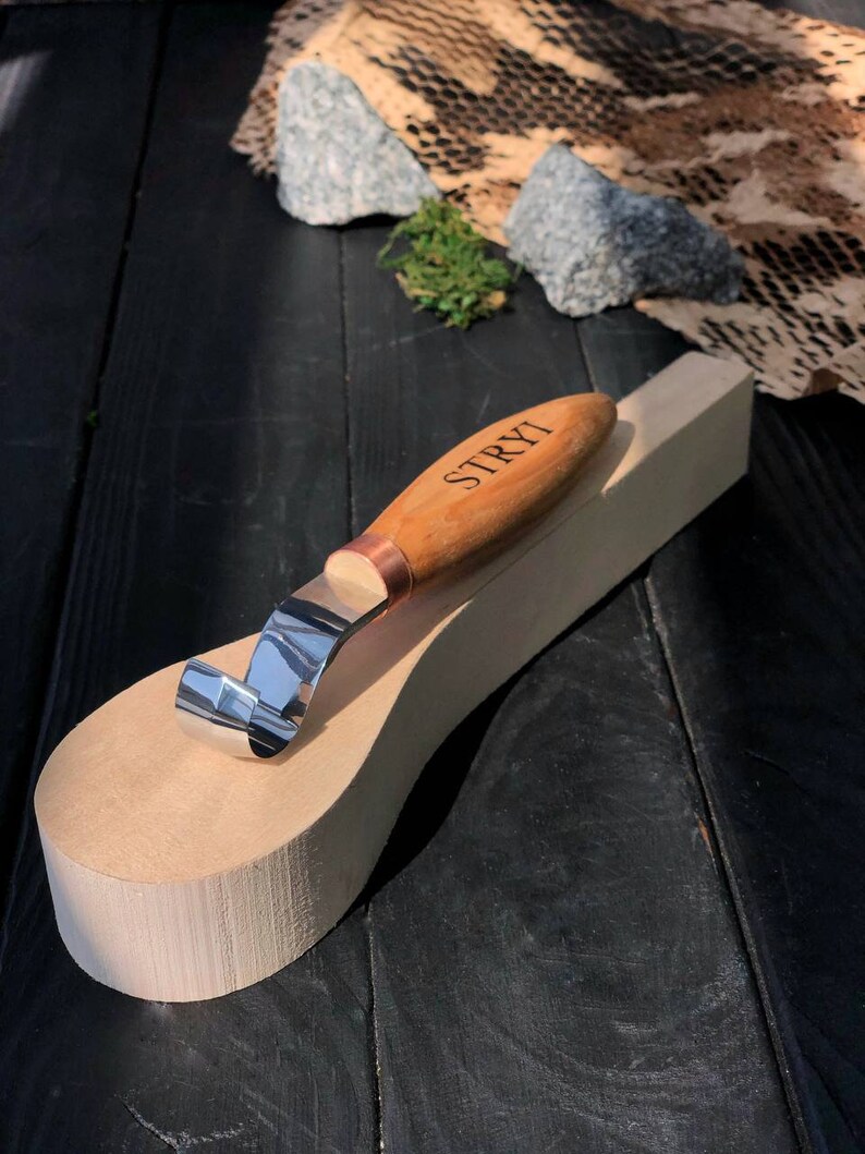 Spoon Bowl and Kuksa Carving Hook Knife 20mm, Hook Knife, Spoon Carving ...