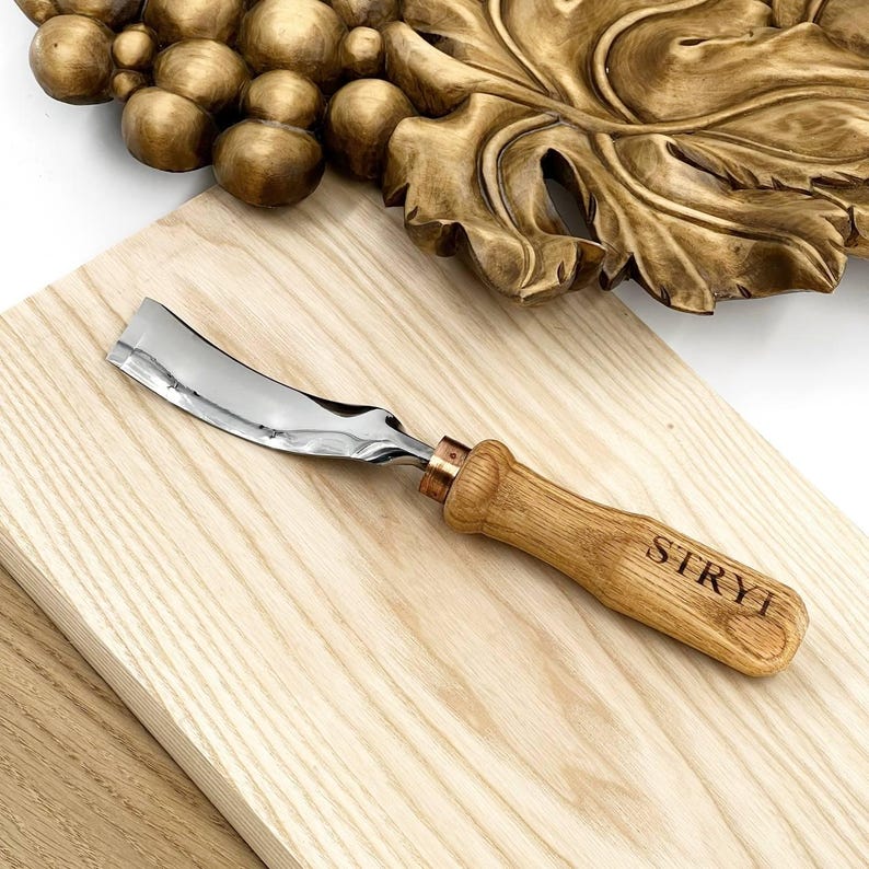 Reverse Bent Wood Carving Gouge, STRYI Profi Relief Tool, Carving Tools ...