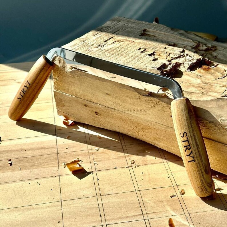 Bent Drawknife, Carpentry Tools, Pushknife, Camping Tools, Wood Carving ...