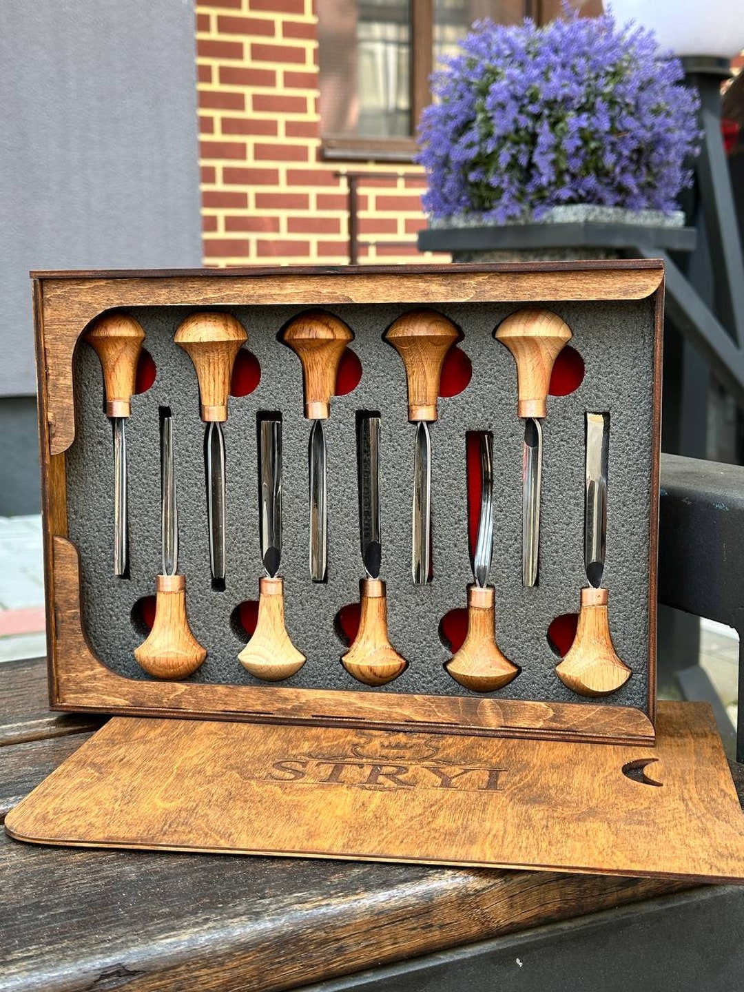 Palm Tools Set of 10 Chisels for Microcarving, Wood Carving Tools, Gift ...